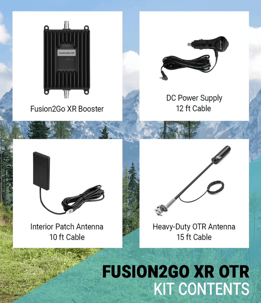SureCall Fusion2Go 5G XR OTR Truck Cell Phone Signal Booster | SC-Fusi