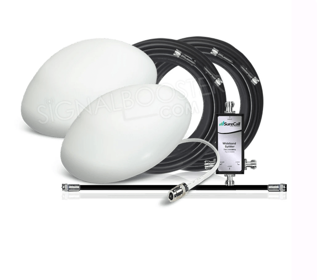 50 Ohm Two Ultra Thin Dome Antennas Booster Add-On Kit