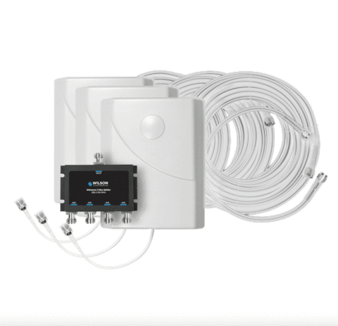 3 Panel Antennae Expansion Kit with White Cables (50 Ohm)