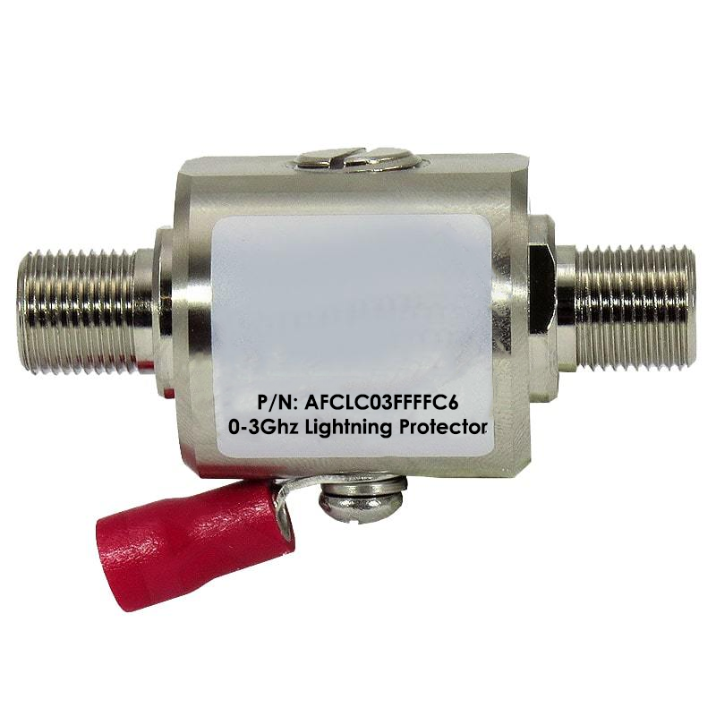 Lightning Surge Protector (75 Ohm) - F-Female to F-Female
