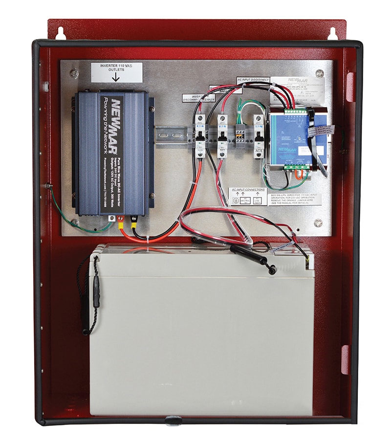 Public Safety DAS BDA Signal Booster Battery Back-Up Power System