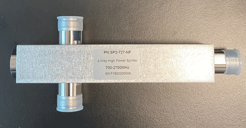 Two Way Splitter (50 Ohm, 700-2700 MHz) with Type N-Female Connectors